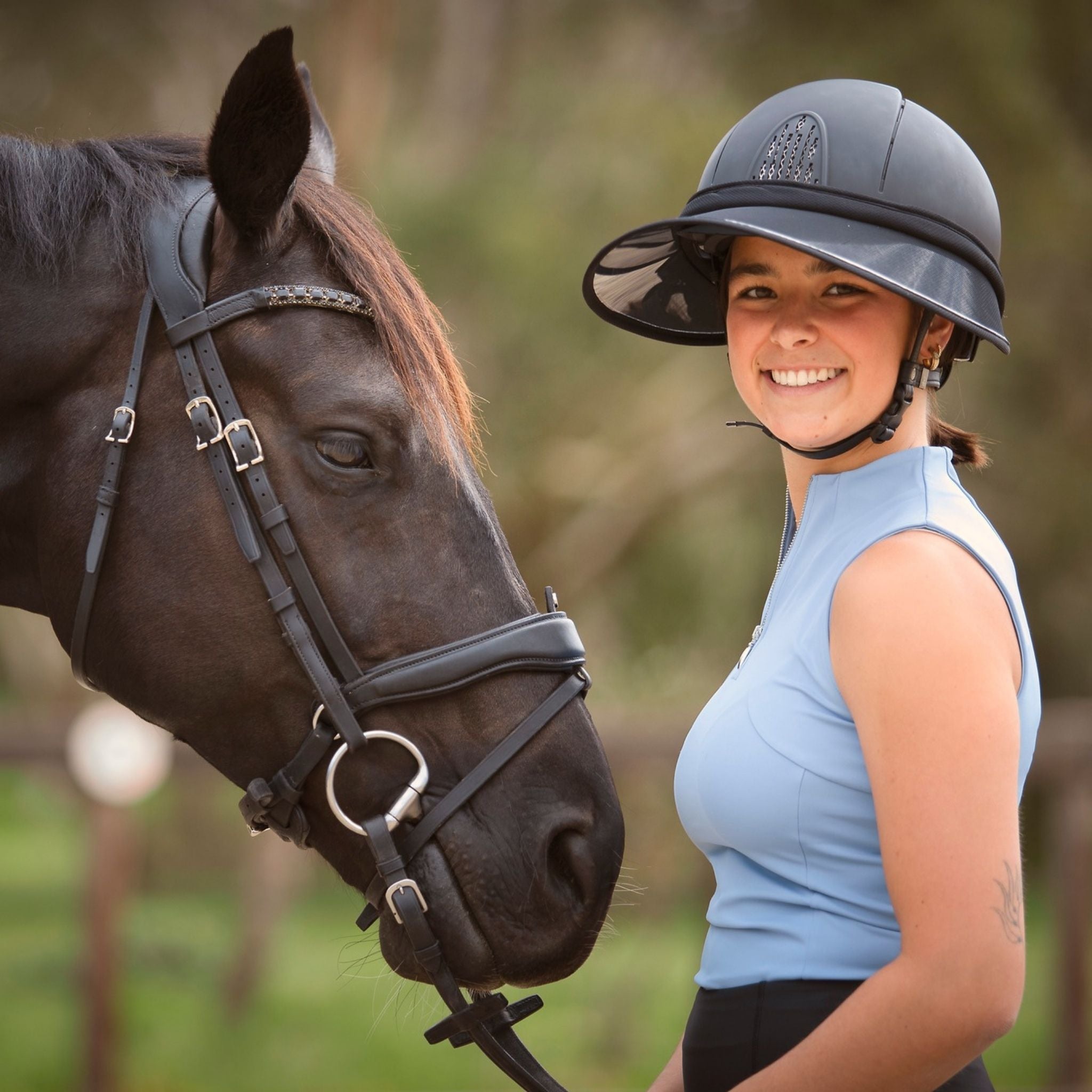 QJ Riding Wear Sun Visor – EQ Saddlery