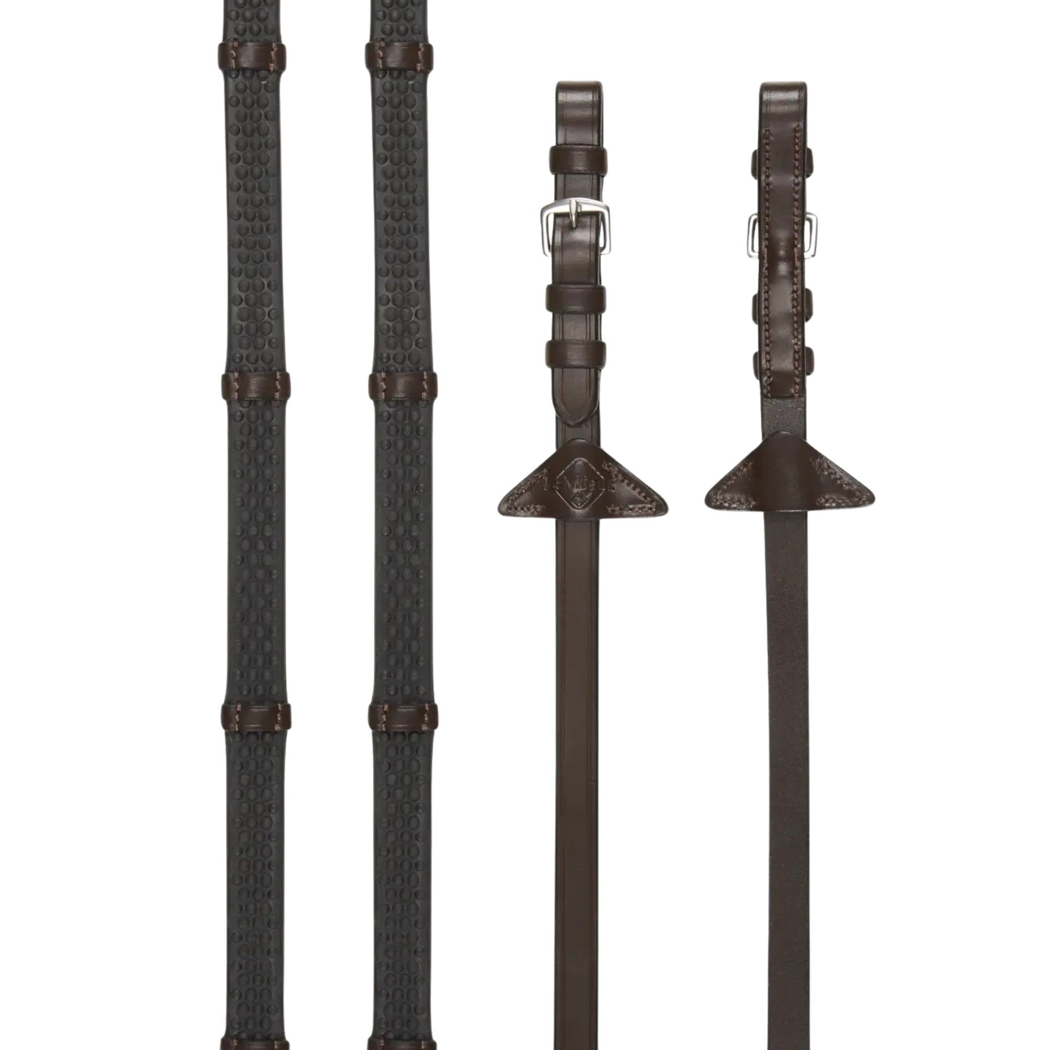 LeMieux Soft Rubber Reins with Stoppers – EQ Saddlery