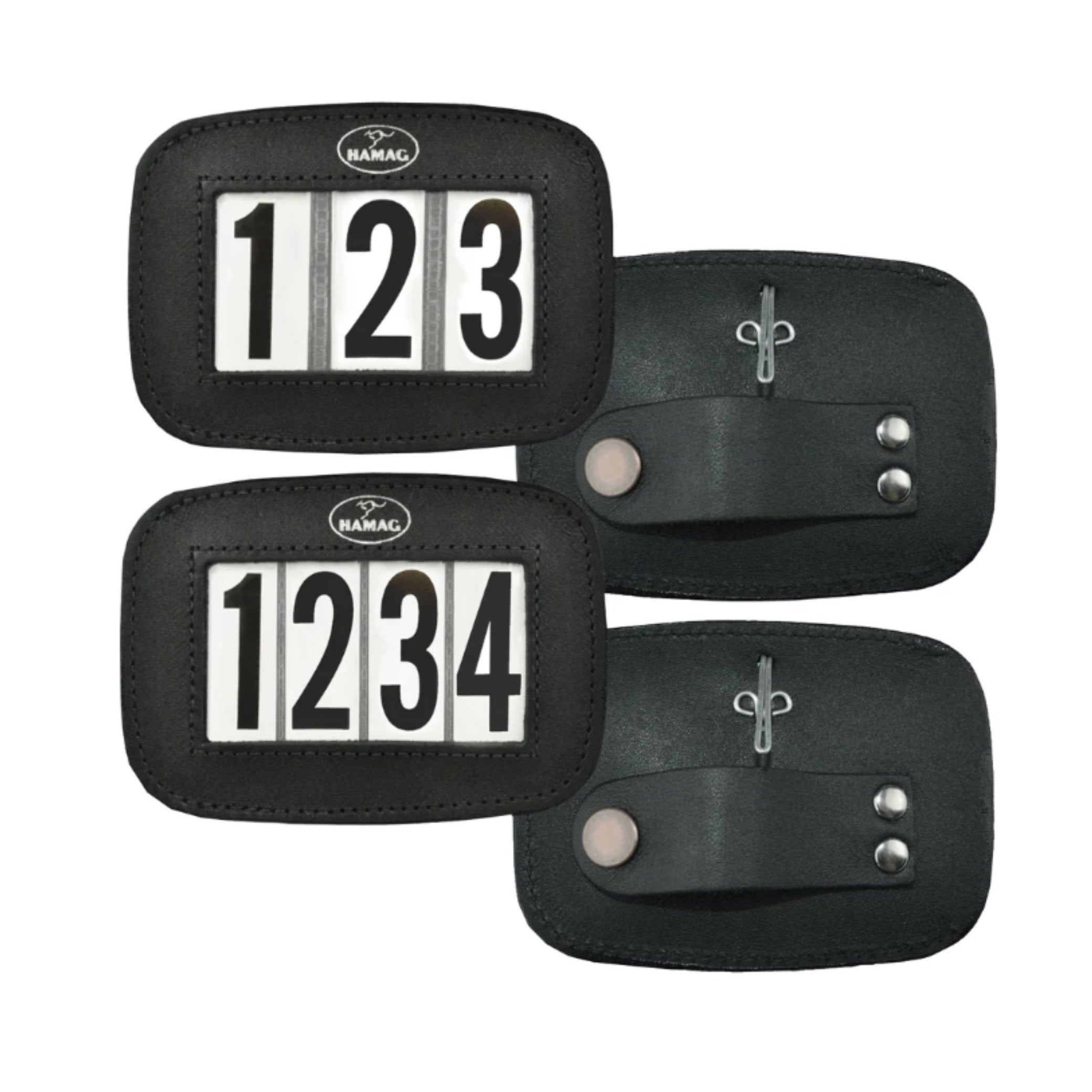 Buy Hamag Leather Bridle Number Holders $69.99