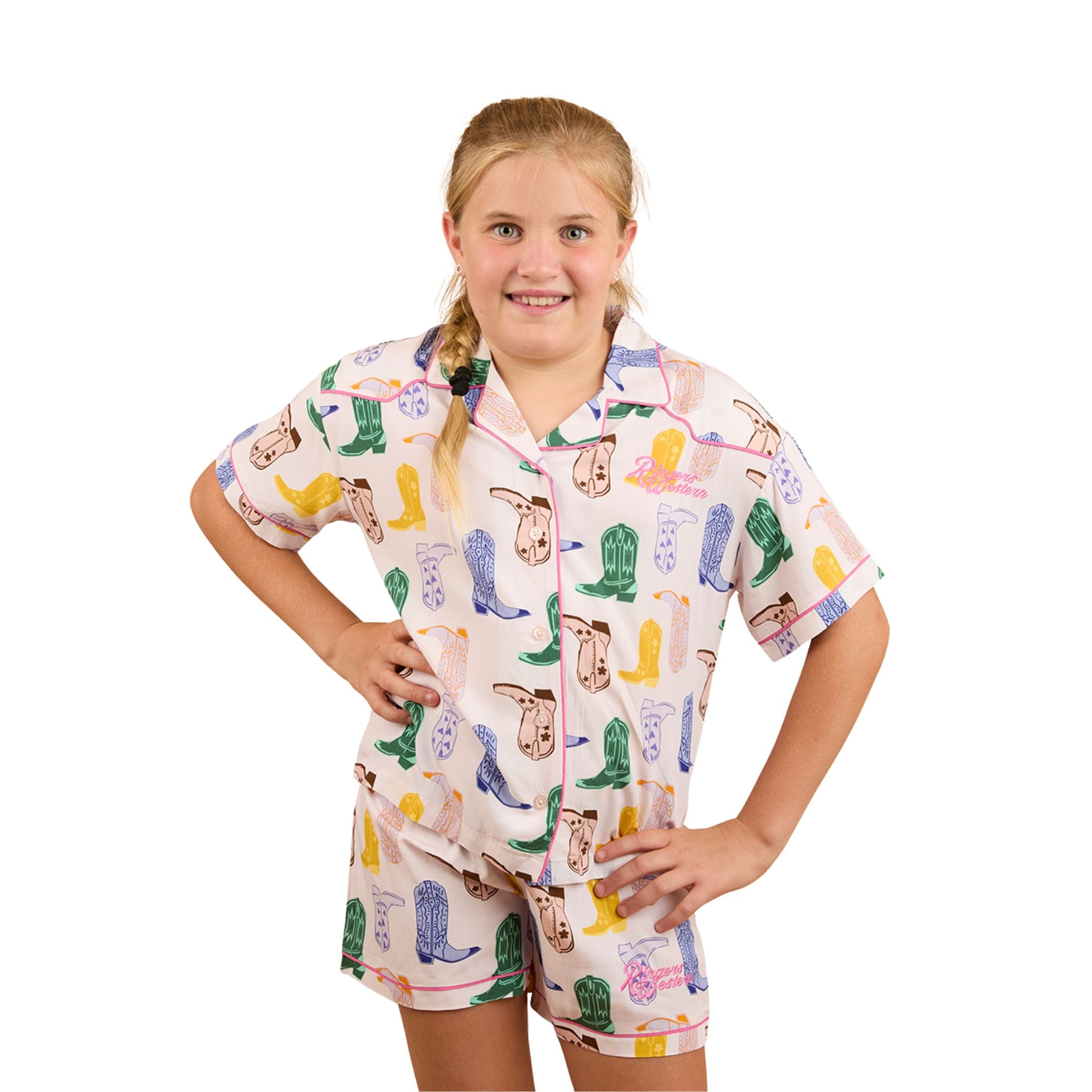 Ringers Western Kids Bianca Short Pyjama Set – EQ Saddlery