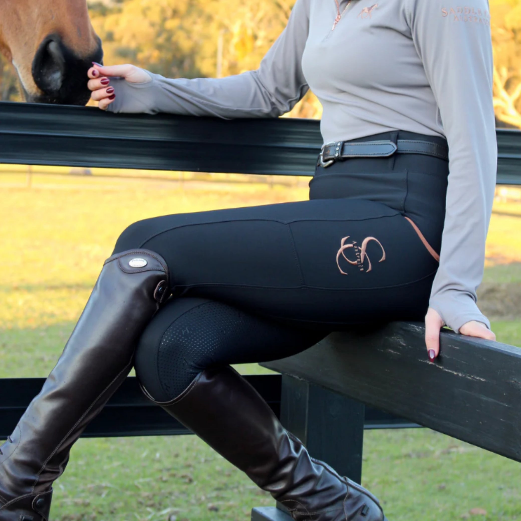 Saddle Co Fearless Hybrid Riding Tights – EQ Saddlery
