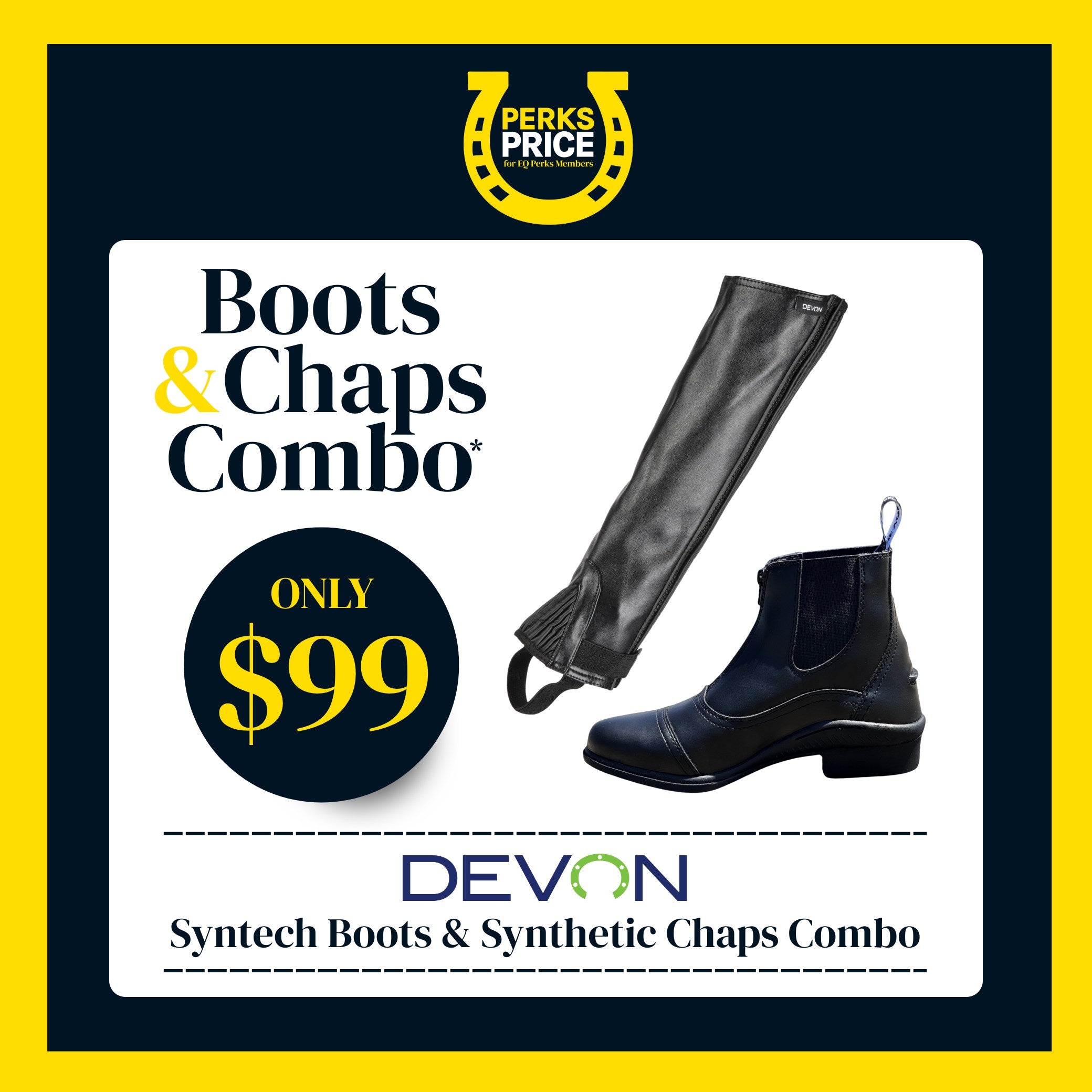 Devon Synthetic chaps – EQ Saddlery