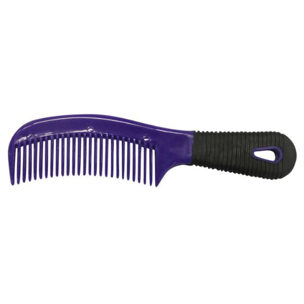 Plastic Comb with Rubber Handle – EQ Saddlery